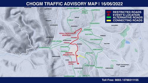 THIS IS CHOGM TRAFFIC ADVISORY MAPS - EDUFEEDS || TOGETHER WE CAN MAKE ...