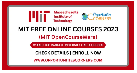 MIT Free Online Courses 2023 | MIT OpenCourseWare - EDUFEEDS ...