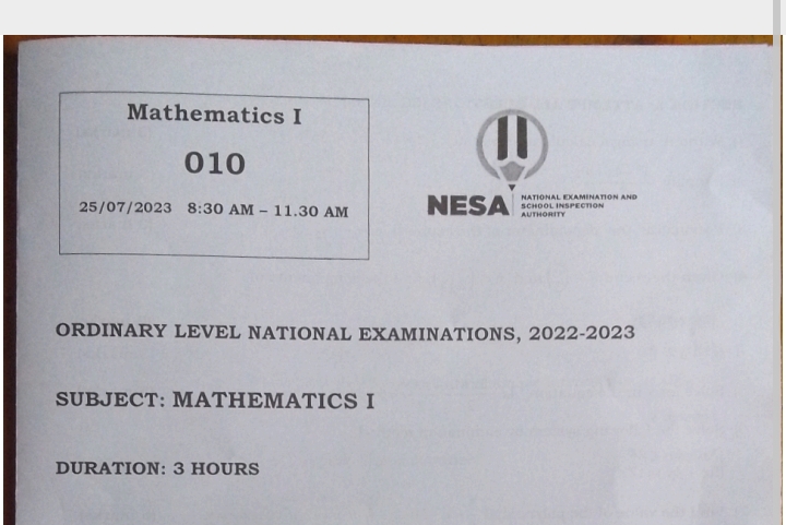 DOWNLOAD MATHEMATICS NATIONAL EXAM S3. - EDUFEEDS || TOGETHER WE CAN ...